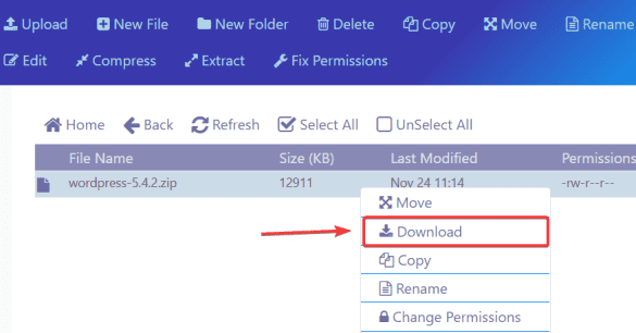 How to use File Manager on CyberPanel with 2 steps