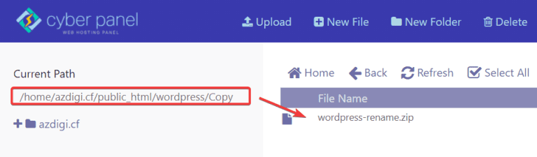 How to use File Manager on CyberPanel with 2 steps
