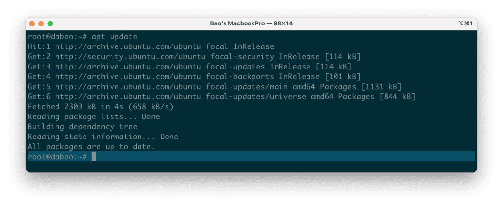 #1 Difference between apt update vs apt upgrade