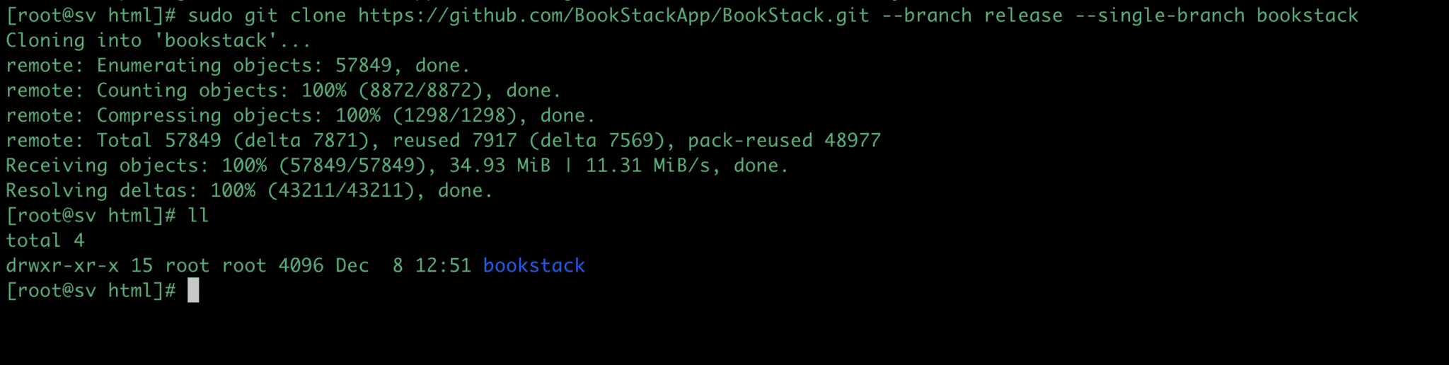 Hướng dẫn cài Bookstack lên CentOS 7