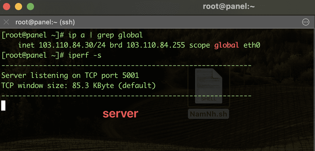 Kiểm tra băng thông trên Linux bằng Iperf