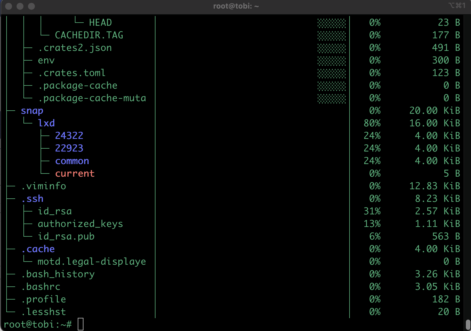 dutree: Kiểm tra dung lượng hệ thống tệp Linux mạnh mẽ