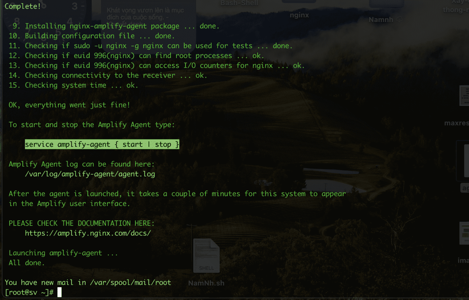 Cài đặt Monitoring Nginx Amplify Trên Aapanel