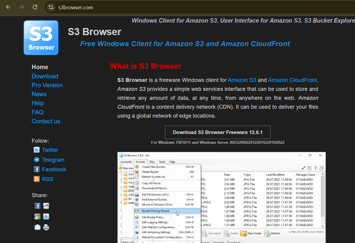 Hướng Dẫn Sử dụng S3 Browser kết nối và quản lý Object Storage Trên Windows