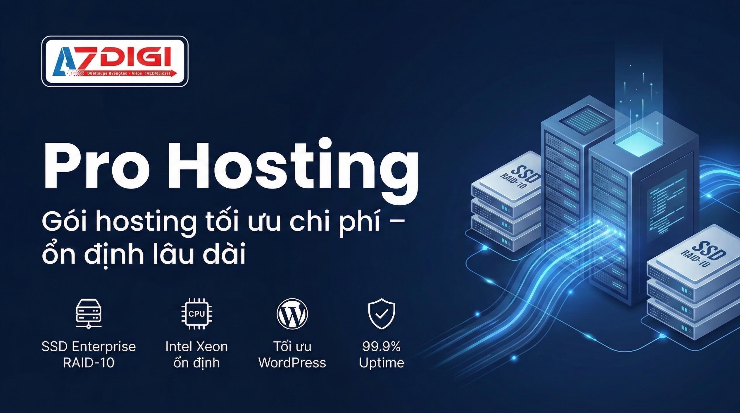 Pro Hosting - Gói Hosting Tối Ưu Chi Phí